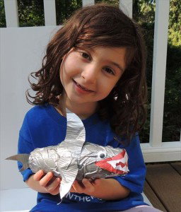 Kids Craft Tutorial: Duct Tape Paper Cup Shark | 101 Duct Tape Crafts